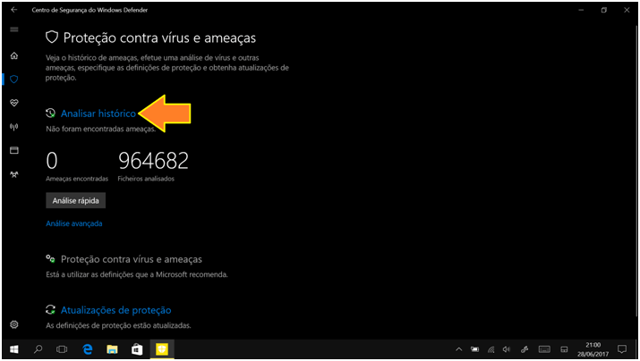 Tutorial – Como aceder à quarentena do Windows Defender no Windows 10 ...
